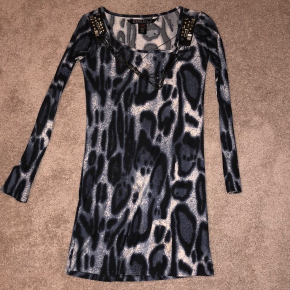 Kimikal | Dresses | S Kimikal Long Sleeve Animal Print Dress | Poshmark